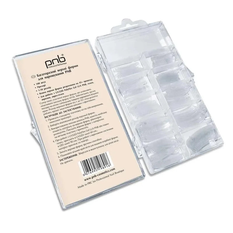 REUSABLE UPPER NAIL FORMS STANDARD 100 pc, PNB – NashlyNails