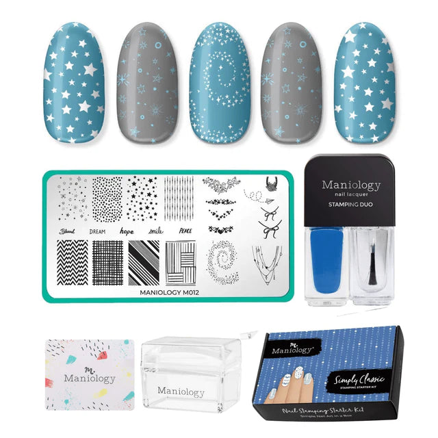 Maniology nail stamping Starter Kit 105 Simply Classic – NashlyNails