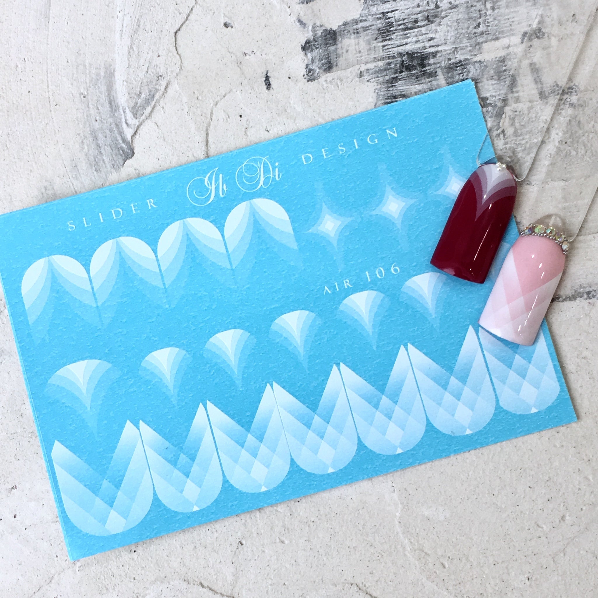 IBDI Geometric fade nail decals / sliders #Air 106 – NashlyNails