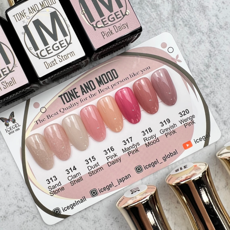 ICEGEL Tone & Mood gel polish 312 - 320 – NashlyNails